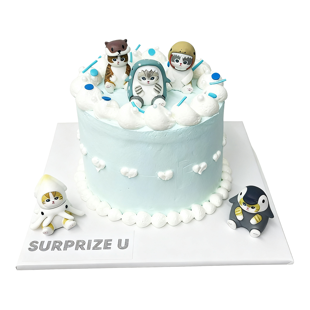 Mofusand Styling Cake | SURPRiZE U Birthday Cakes